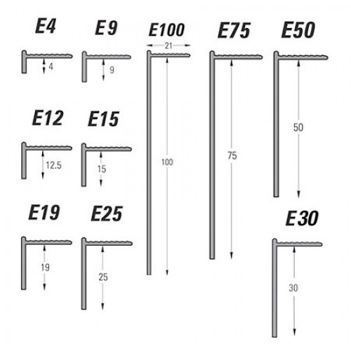 Type E - Edge Bead (E) - GH Supplies, supplying Kent, London ...